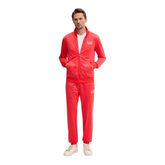 Emporio Armani Sichtbarkeits-Trainingsanzug aus Funktionsstoff - - Sport - Herren - Rot - XL