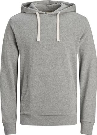 Jack & Jones Herren JJEHOLMEN Sweat Hood NOOS 12136885, Light Grey Melange/REG FIT, XS