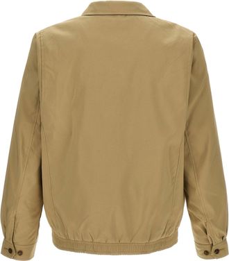 Polo Ralph Lauren Logo-Embroidered Harrington Jacket - Beige