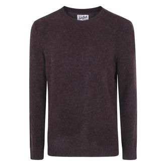 MC2 Saint Barth Regent Alpaka Rundhals-Pullover - - Knitwear - Herren - Braun - XL