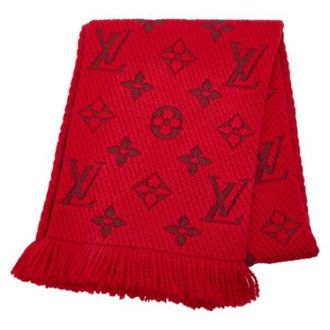 Louis Vuitton Foulard en Soie Pre-owned - Femme - Pre-owned - Rouge - Taille: ONE Size
