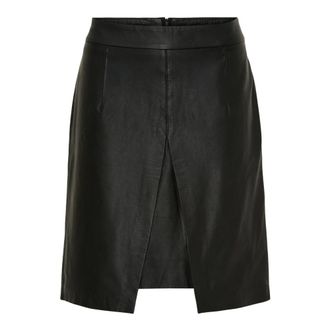 Notyz Notyz - Jupe en cuir - Femme - Jupes - Noir - Taille: 38 FR