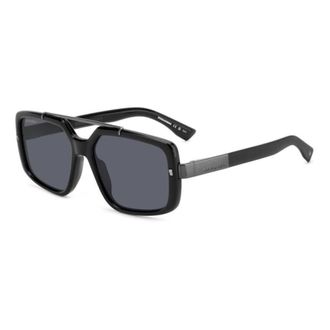 Dsquared2 Retro Glam Sonnenbrille - - Accessories - Herren - Schwarzk - 57 MM