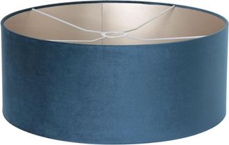 Steinhauer Steinhauer - lampenschirm - Shade - blau - veloursstoff - &oslash; 50cm