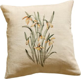 Loberon Kissenh&uuml;lle Lozere, leinen/bunt