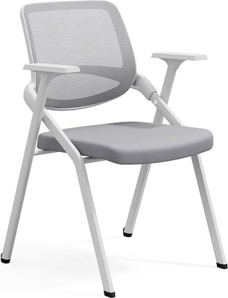 Generic Moderner B&uuml;rostuhl mit Tisch und Rollen, klappbarer Sessel f&uuml;r Homeoffice, Schule, Konferenzraum, ergonomischer Schreibtischstuhl f&uuml;r Schulung und Woh