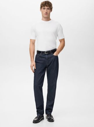 Mango Pack 2 T-shirts coton stretch blanc - Homme - XL - MANGO MAN