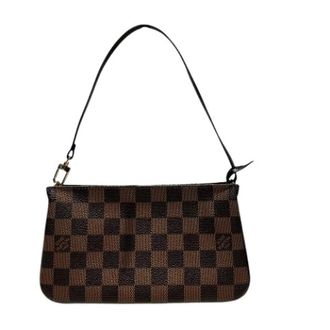 Louis Vuitton Sac bandouli&egrave;re Damier en toile Pre-owned - Femme - Pre-owned - Brun - Taille: ONE Size
