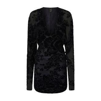 Pinko Elegantes Nero Kleid Aw25 - - Dresses - Damen - Schwarzk - XS