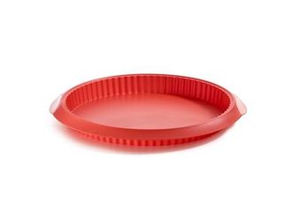Lékué Moule à Tarte Silicone Platine 28 cm