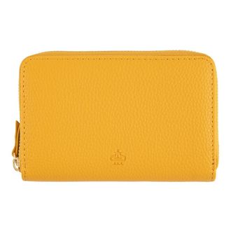 Draeger PARIS 1886 Damen Geldb&ouml;rse Gold Bl&auml;tter T&uuml;rkis 15 x 2,5 x 9,5 cm, goldfarben, 15 x 2,5 x 9,5 cm