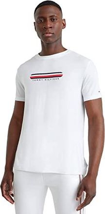 Tommy Hilfiger CN SS Tee, T-Shirts S/S Femme, White