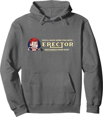 Meccano Sie Werden mehr Spa&szlig; mit Erector Modellautos haben Pullover Hoodie