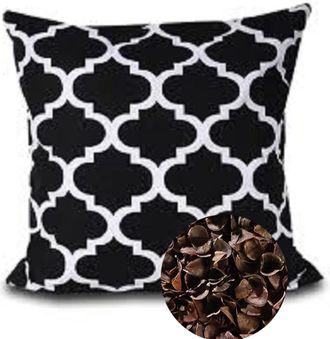 Generic Gesunder Schlaf Buchweizenkissen Kissen mit Buchweizenschale mit Rei&szlig;verschluss, Buchweizen, orthop&auml;disches Naturkissen, mit Innen- und Au&szlig;enkissenbez