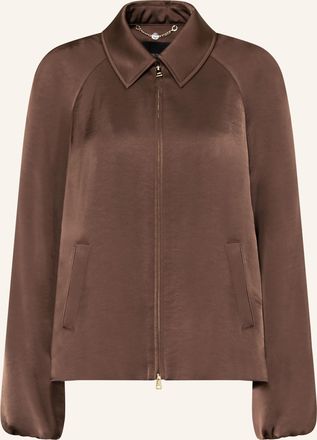 Marc Cain Satinblouson braun
