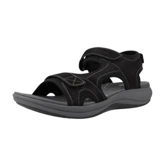 Clarks Femme, Chaussures, Noir, Taille: 41 EU Flat Sandales
