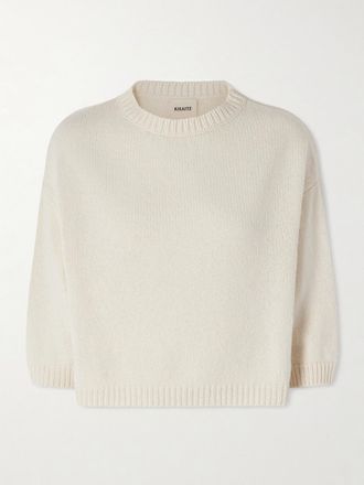 Khaite Sabina Pullover Aus Kaschmir - Creme