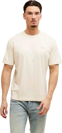 Lacoste Homme, Tops, Beige, Taille: XL T-Shirt Signature Brod&eacute;