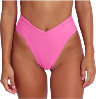Generic Bas de bikini sexy pour femme - Coupe en V - Taille haute - Maillot de bain taille haute - Maillot de bain pour femme - Pour la plage, les vacances, l
