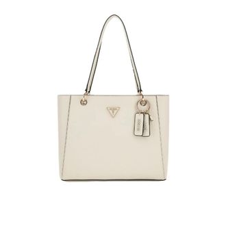 Guess Noelle Saffiano Schultertasche - Beige - - Bags - Damen - Beige - ONE SIZE