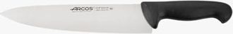 Arcos K&uuml;chenmesser Cheferies 2900 - Nitrum Edelstahlklinge 25 cm - Griff aus Polypropylen, Ideal f&uuml;r Hygiene und Gesundheit - Schwarz, Silber, Farberkennung