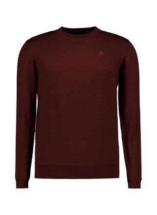 Karl Lagerfeld Herren Pullover rot unifarben
