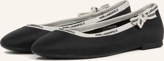 Karl Lagerfeld Flache Schuhe schwarz