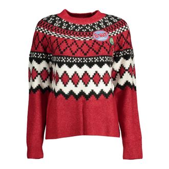 Desigual Damen, Strickwaren, Rot, XLGr&ouml;&szlig;e