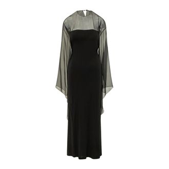 Alberta Ferretti Femme, Robes, Noir, Taille: 40 FR Abito Jersey