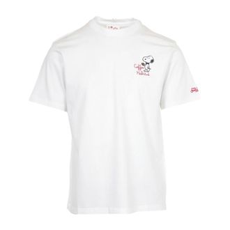 MC2 Saint Barth Homme, Tops, Blanc, Taille: XL Portofino Snoopy Coffee
