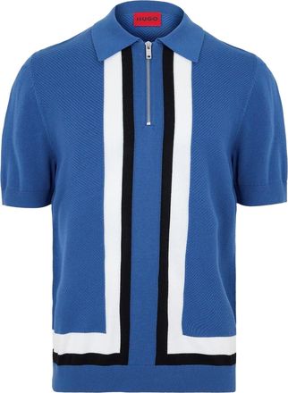 HUGO BOSS Hugo - Sholpone Poloshirt f&uuml;r Herren (Mittelblau)