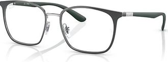 Ray-Ban Rb6486 Optics Gr&uuml;n Fassung Klar Glas Polarisiert 52-17