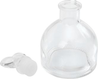 Artibetter Toyvian 2 Stück Nachfüllbare Glas Duftflaschen mit Herzform Verschluss Leere Parfümzerstäuber für Ätherische Öle Essenzaufbewahrung Tragbare Aromather