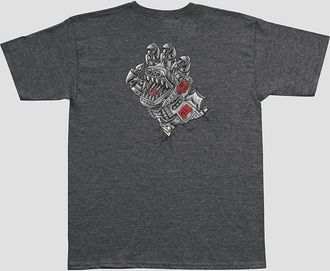 Santa Cruz X Godzilla Mecha Hand Kids T-Shirt darkheather
