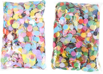 DOITOOL 2 Satz Bunte Konfetti Papierkreise aus Seidenpapier 100g Partykonfetti f&uuml;r Tisch und Raumdekoration Vielseitiges Bastelzubeh&ouml;r