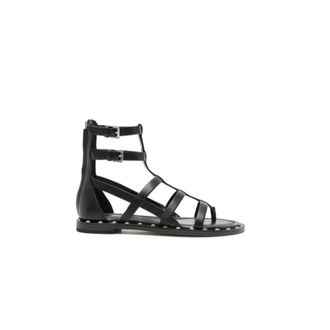 Michael Kors Femme, Chaussures, Noir, Taille: 39 EU Sandales Plates