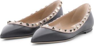 Valentino Garavani Low-Top Sneaker - Ballerinas Rockstud - Gr. 36 (EU) - in Schwarz - f&uuml;r Damen