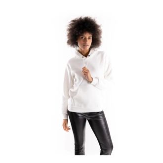 Bastille Femme, Sweatshirts et sweats &agrave; capuche, Blanc, Taille: 38 FR Sweat &agrave; capuche From The Back Bianca