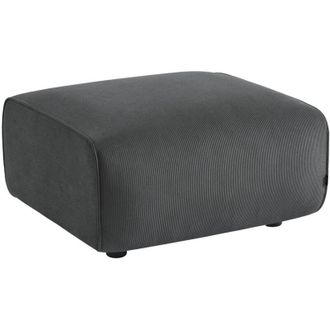 Sweeek Sitzhocker, Fu&szlig;hocker mit Cordbezug f&uuml;r 2-Sitzer-Sofa Wallas