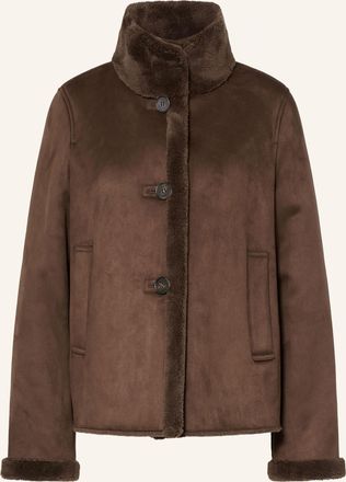 Fuchs Schmitt Fuchs Schmitt Jacke Heidelberg In Lederoptik Mit Kunstfell braun