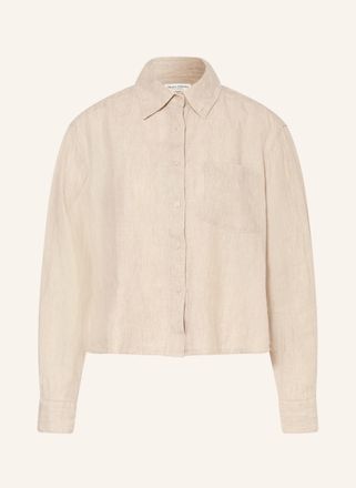 Marc O'Polo Marc Opolo Hemdbluse Aus Leinen beige