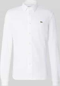 Lacoste Slim Fit Freizeithemd aus reiner Baumwolle