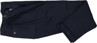 Mason's Herren Hosen blau Baumwoll-Stretch