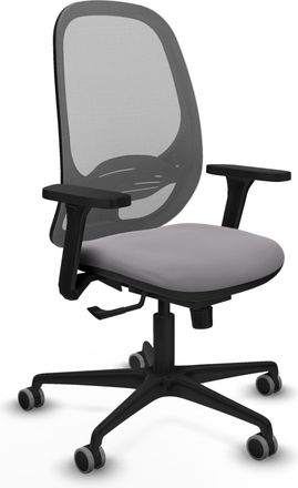 Piqueras y Crespo Stuhl Home Studio Cilanco mit 3D-Armlehnen, h&ouml;henverstellbare Lendenwirbelst&uuml;tze, ausgestattet mit 3 Positionen und Schneidschaum, mit Rollen von 65 m