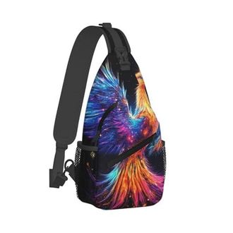 Generic Mode Sacoche Port&eacute; &eacute;paule Art des oiseaux magiques de lespace Sac Bandouli&egrave;re Casual Sac DEpaule pour &eacute;cole Camping Cyclisme