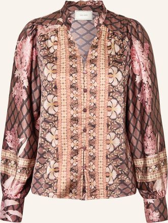 Neo Noir Neo Noir Satinbluse Massima Mit R&uuml;schen schwarz