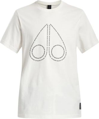 Moose Knuckles Homme, Tops, Blanc, Taille: L T-shirt
