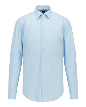HUGO BOSS Hemd mit Stretchanteil, Slim Fit in