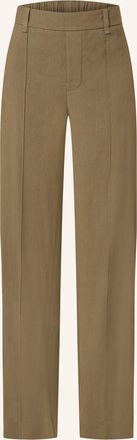 Vince Vince Marlenehosen Mit Leinen gruen