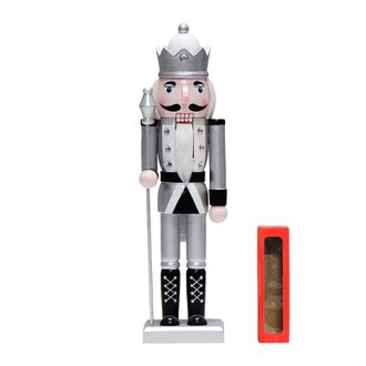 Generic Nussknacker-Figuren, Weihnachtsdekoration von Nussknacker, Weihnachts-Nussknacker-Figur, 14 Zoll, Nussknacker-Figuren aus f&uuml;r die Dekoration